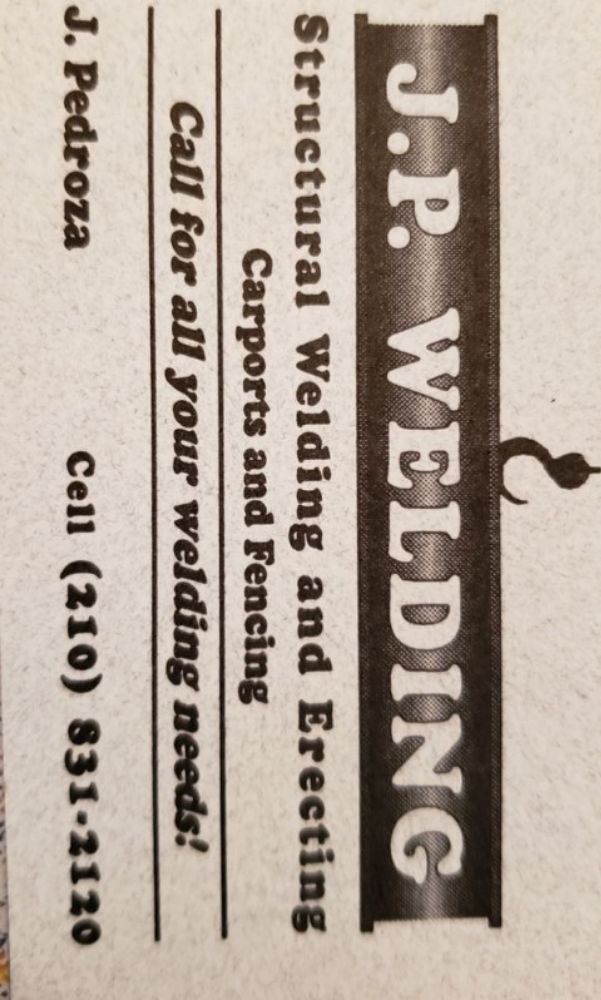 JP WELDING - San Antonio, Texas - Metal Fabricators - Phone Number - Yelp
