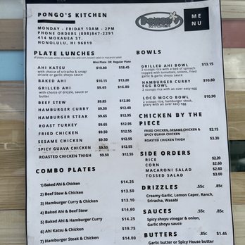 PONGO’S KITCHEN - Updated July 2025 - 520 Photos & 244 Reviews - 414 ...