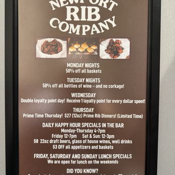 NEWPORT RIB COMPANY - Updated May 2025 - 890 Photos & 1088 Reviews ...