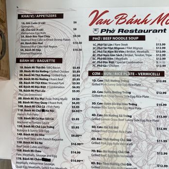 VAN BÁNH MÌ AND PHỞ - Updated September 2024 - 37 Photos - 11169 ...