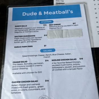 DUDE & MEATBALL’S - Updated January 2026 - 33 Photos & 40 Reviews - 117 ...