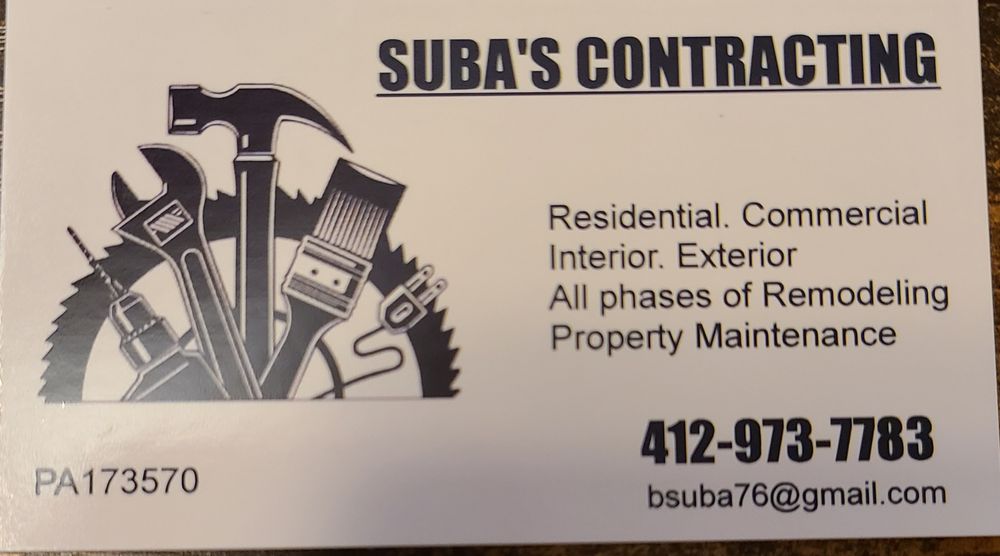 SUBA’S CONTRACTING - Updated August 2024 - White Oak, Pennsylvania ...