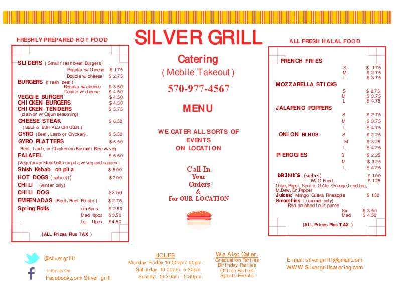 SILVER GRILL CATERING - Updated December 2025 - 771 Milford Rd, East ...