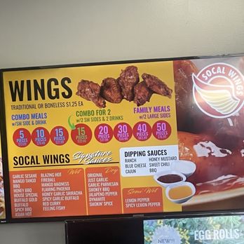 SOCAL WINGS - Updated July 2025 - 1118 Photos & 869 Reviews - 14502 ...