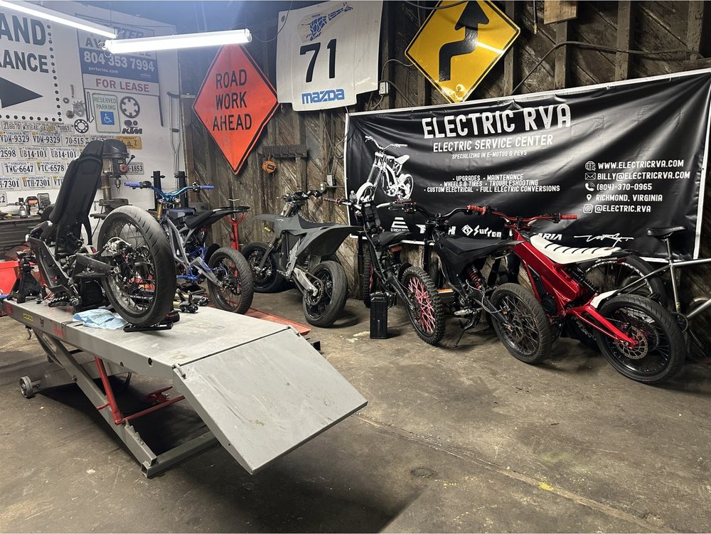ELECTRIC RVA - Updated June 2025 - 1723 Arlington Rd, Richmond, Virginia - Motorcycle Repair ...