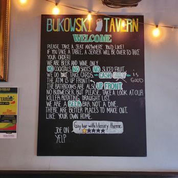 BUKOWSKI TAVERN - Updated October 2024 - 265 Photos & 753 Reviews - 50 ...