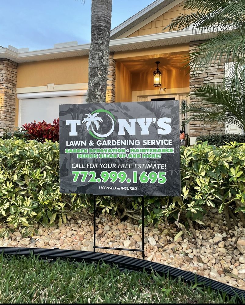 TONY’S LAWN AND GARDENING - Updated December 2025 - Vero Beach, Florida ...