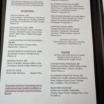 THE 1762 - Updated May 2024 - 97 Photos & 69 Reviews - 12 W Main St ...