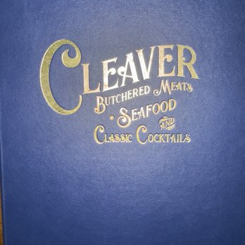 CLEAVER - BUTCHERED MEATS, SEAFOOD & COCKTAILS - Updated September 2024 ...