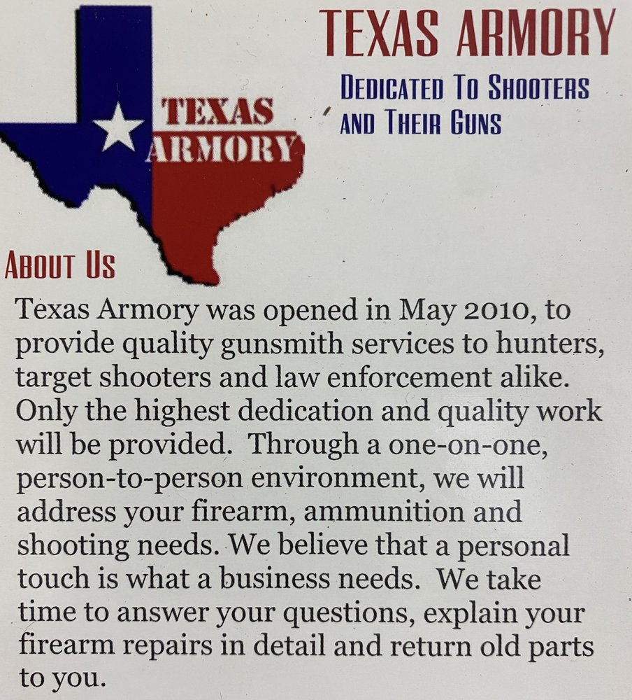 TEXAS ARMORY - Updated January 2025 - 138 Private Road 1410, Liberty ...