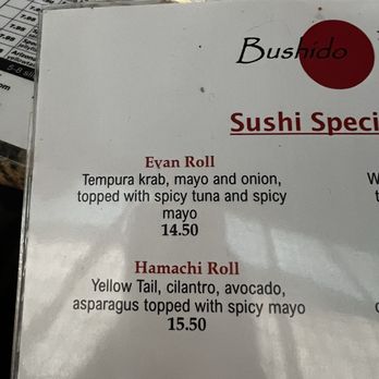BUSHIDO SUSHI BAR - Updated September 2025 - 113 Photos & 166 Reviews ...