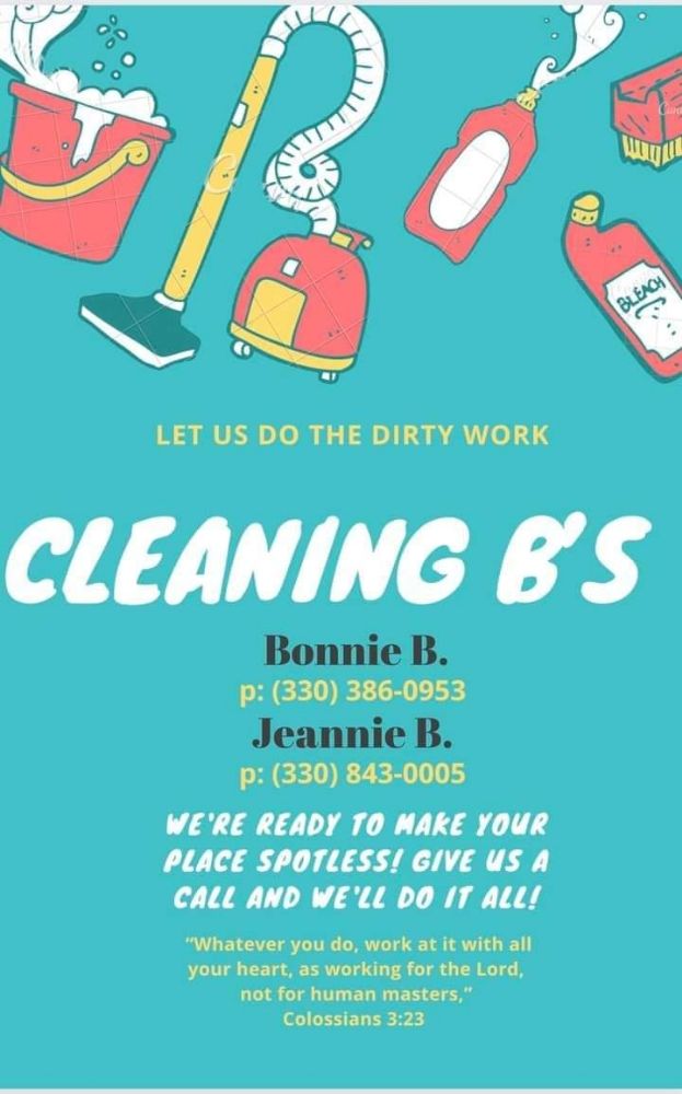 THE CLEANING B’S - Updated May 2024 - Request a Quote - Negley, Ohio ...