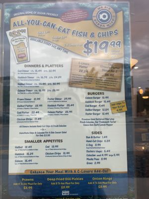C-LOVERS FISH & CHIPS - Updated January 2026 - 104 - 3466 Carrington ...