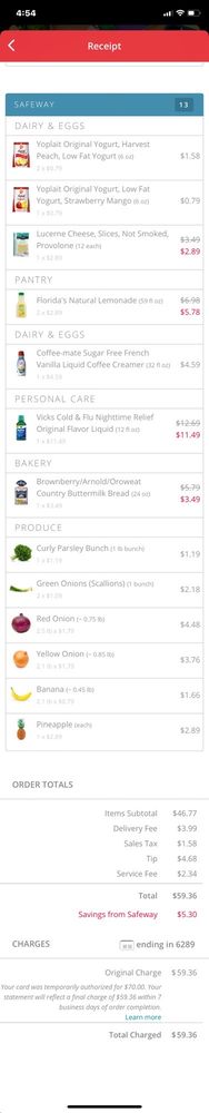 SAFEWAY HOME GROCERY DELIVERY - Updated December 2025 - 107 Reviews ...