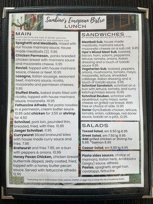 SAMBINO’S EUROPEAN BISTRO - Updated June 2026 - 18 Reviews - 1104 Alice ...