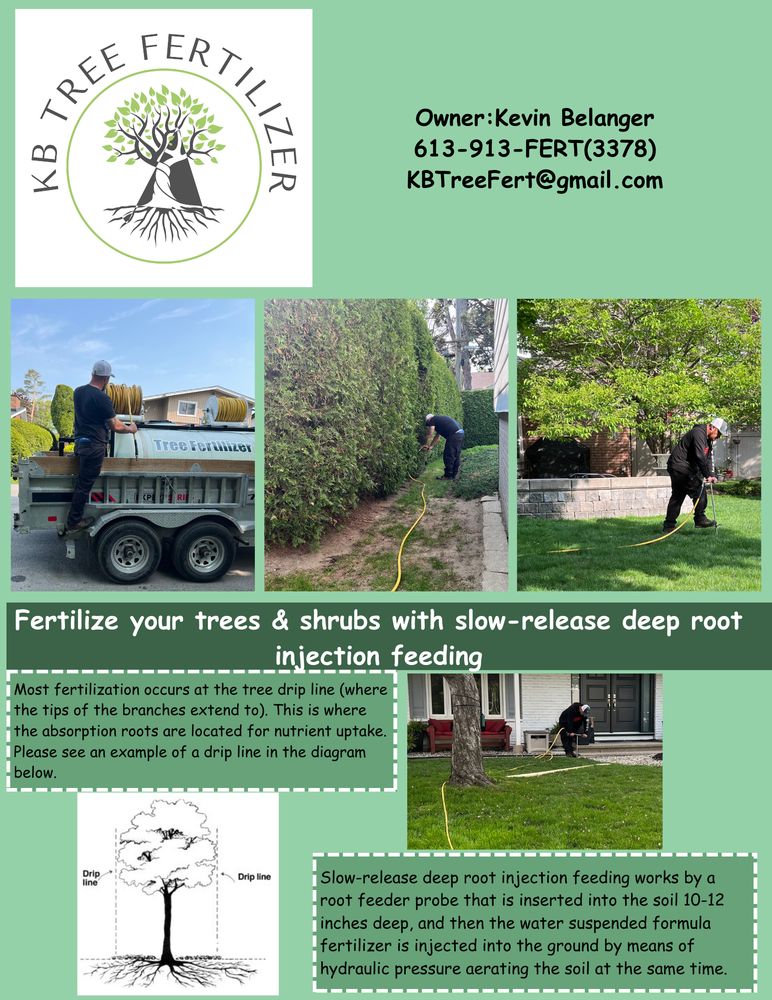 KB TREE FERTILIZER - Request a Quote - Wendover, Ontario, Canada - Tree ...
