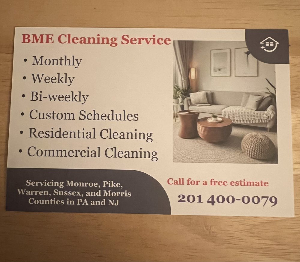 BME CLEANING SERVICE - Updated October 2025 - East Stroudsburg, Pennsylvania - Home Cleaning ...