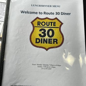 ROUTE 30 DINER - Updated July 2025 - 174 Photos & 200 Reviews - 2575 ...