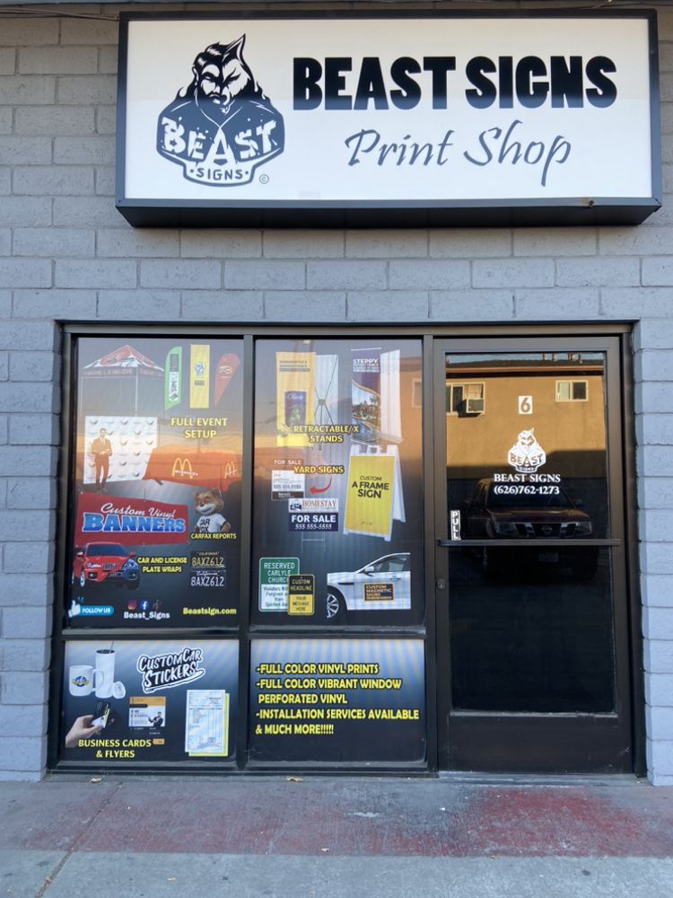 BEAST SIGNS - Updated April 2025 - 3015 Durfee Ave, El Monte ...