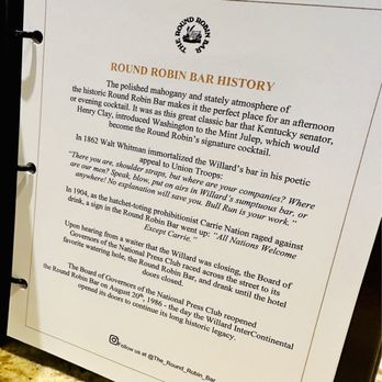 ROUND ROBIN BAR - Updated July 2024 - 210 Photos & 196 Reviews - 1401 ...