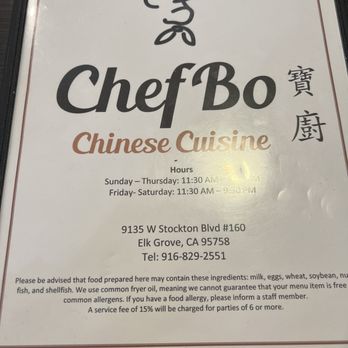 CHEF BO - Updated December 2025 - 560 Photos & 344 Reviews - 9135 W ...