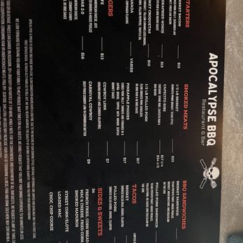 APOCALYPSE BBQ - Updated April 2025 - 1326 Photos & 769 Reviews - 8695 ...
