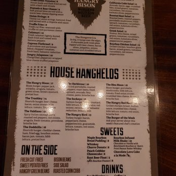 THE HANGRY BISON - 933 Photos & 542 Reviews - 480 Orlando Ave, Winter ...