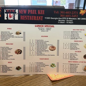 NEW PAUL KEE - Updated September 2025 - 53 Photos & 25 Reviews - 11305 Georgia Ave, Wheaton ...