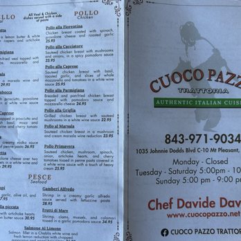 CUOCO PAZZO - Updated June 2025 - 170 Photos & 248 Reviews - 1035 ...