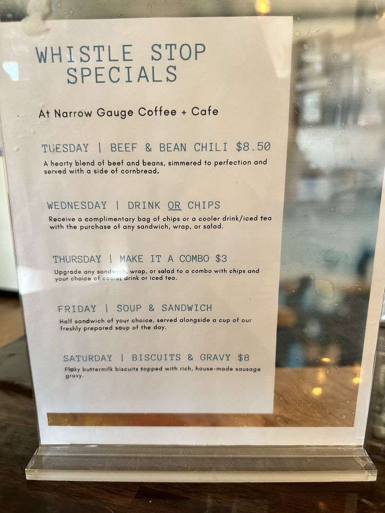 NARROW GAUGE COFFEE & CAFE - Updated May 2026 - 1148 N Main Ave, Newton ...