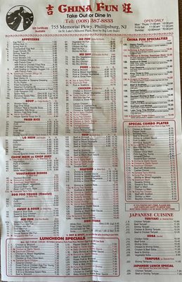 CHINA FUN - Updated October 2025 - 32 Reviews - 755 Memorial Pkwy ...