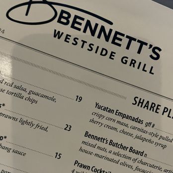BENNETT’S WESTSIDE GRILL - Updated July 2024 - 214 Photos & 214 Reviews ...