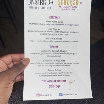UNCORK’D KITCHEN & BAR - Updated January 2026 - 132 Photos & 49 Reviews ...