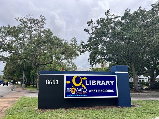 BROWARD COUNTY LIBRARIES - WEST REGIONAL LIBRARY - Updated December ...