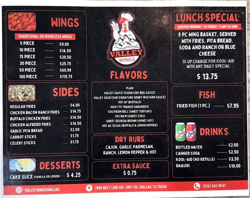 VALLEY WINGS DALLAS - Updated May 2024 - 46 Photos & 27 Reviews - 7989 ...