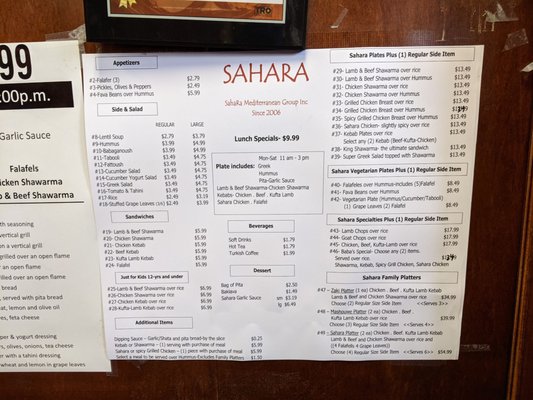 SAHARA MEDITERRANEAN CUISINE - Updated September 2025 - 259 Photos ...