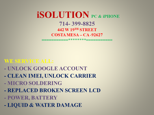 ISOLUTION REPAIR - Updated April 2025 - 32 Photos & 217 Reviews - 442 W 19th St, Costa Mesa ...
