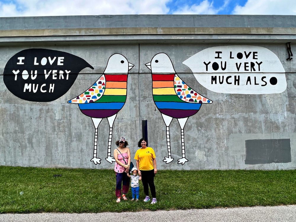 LOVE DOVES MURAL - Updated July 2024 - Washington Ave & W 25th St ...