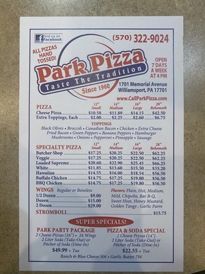 PARK PIZZA - Updated December 2025 - 41 Photos & 34 Reviews - 1701 ...
