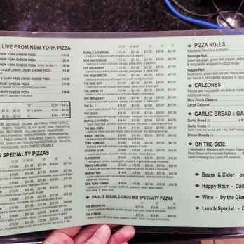 PAUL S LIVE FROM NEW YORK PIZZA Updated February 2025 140 Photos 439 Reviews 604 F St Eureka California Pizza Restaurant Reviews Phone Number Menu Yelp