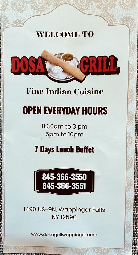 DOSA GRILL - Updated March 2025 - 12 Photos - 1490 US 9N, Wappingers ...