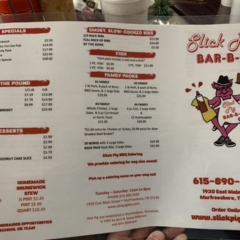 SLICK PIG BBQ - Updated May 2025 - 227 Photos & 427 Reviews - 1920 E ...