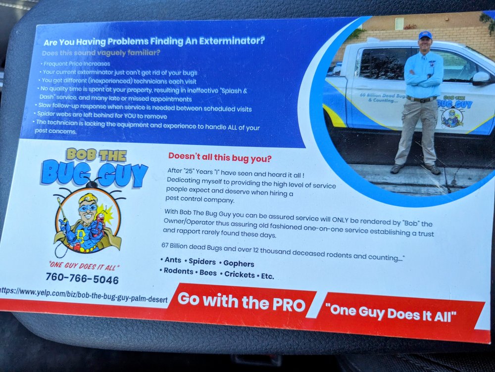 BOB THE BUG GUY - Updated July 2024 - 45 Reviews - Palm Desert ...