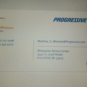 Progressive Insurance Card