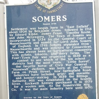 SOMERS HISTORICAL MARKER - Updated September 2025 - 1 Battle St, Somers ...
