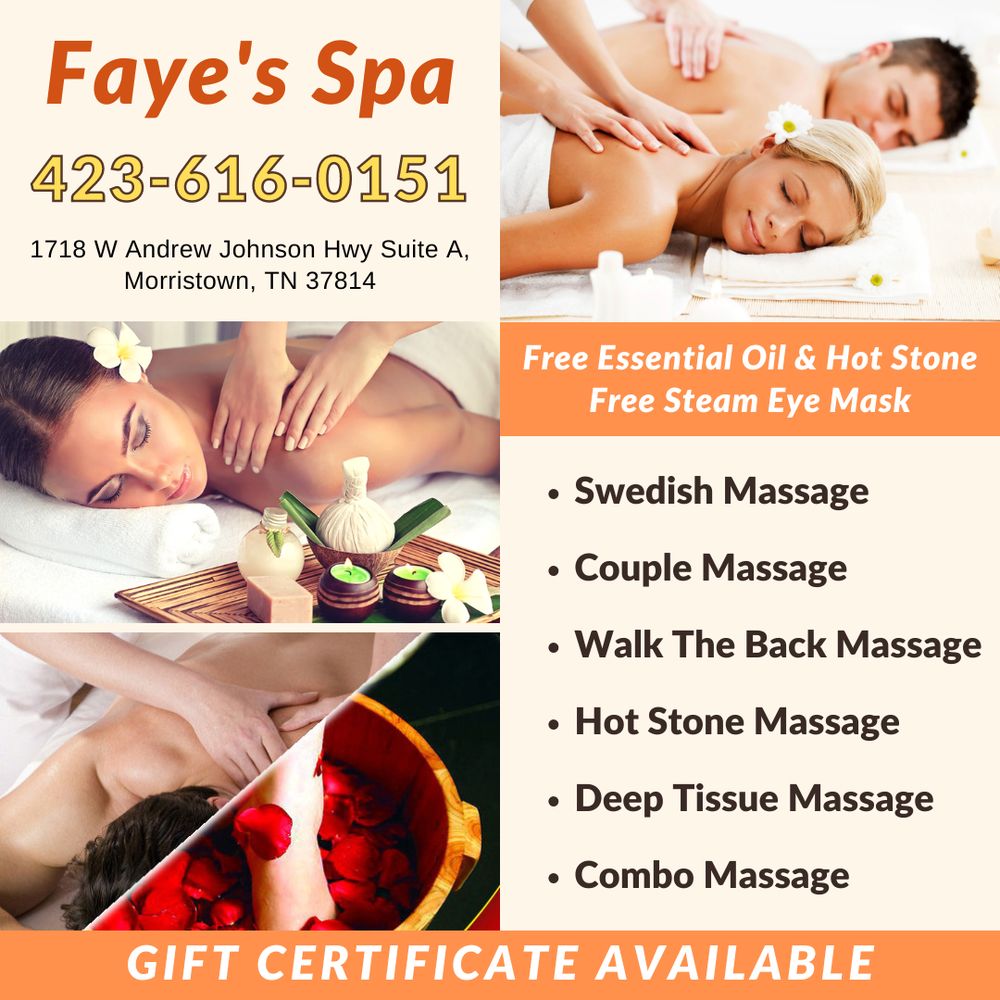 FAYE’S SPA - Updated December 2025 - 36 Photos - 1718 W Andrew Johnson ...