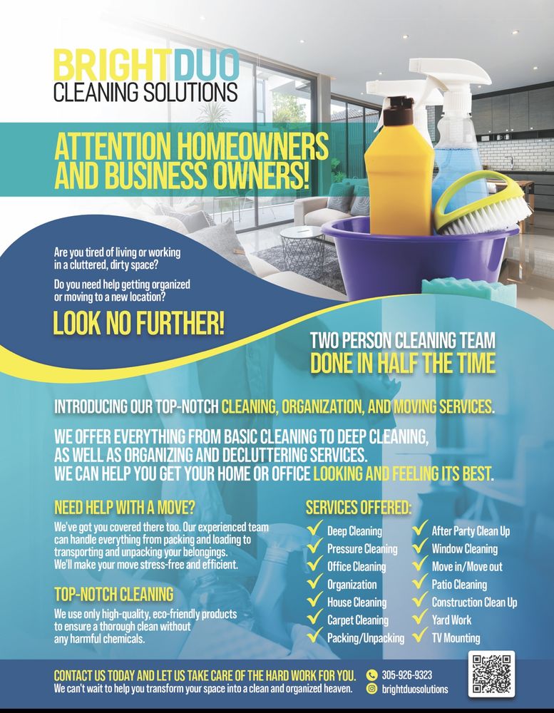 BRIGHT DUO CLEANING SOLUTIONS - Updated July 2025 - Miami, Florida ...