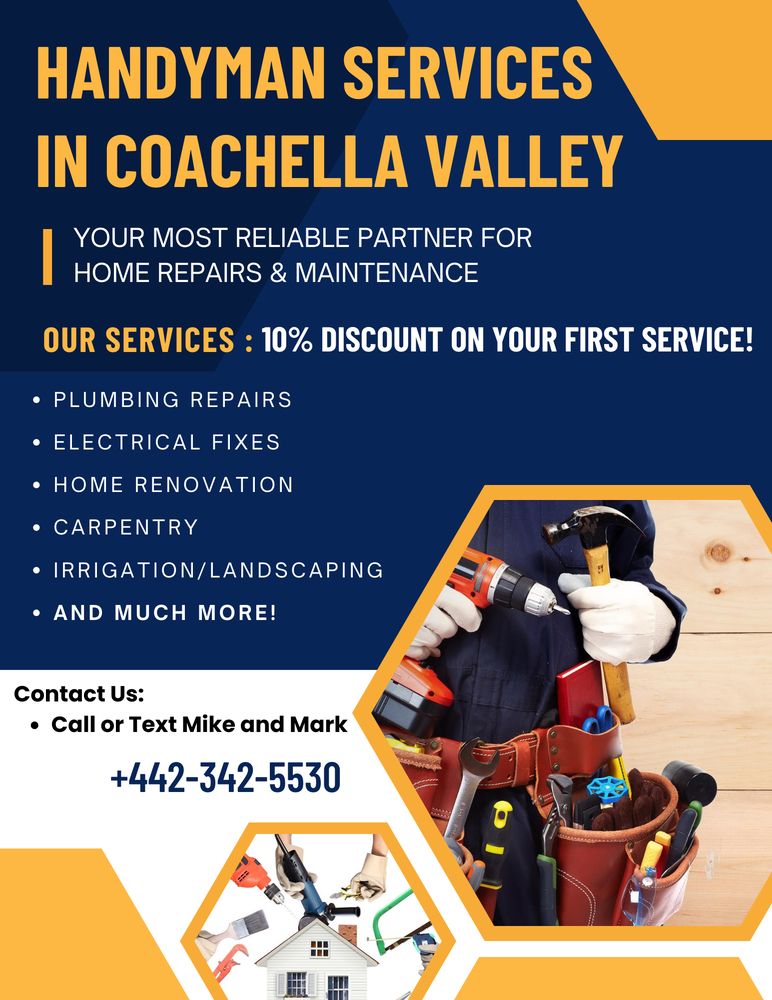 COACHELLA VALLEY HANDYMAN SERVICES - Updated January 2025 - Request a Quote - Desert Hot Spring ...