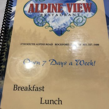 ALPINE VIEW RESTAURANT - Updated August 2025 - 20 Photos & 29 Reviews ...