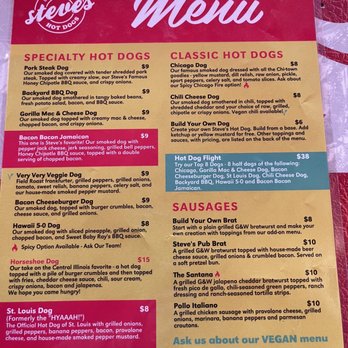 STEVE’S HOT DOGS - 405 Photos & 290 Reviews - 3145 S Grand, St Louis ...